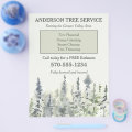 Elegant Tree Service Arborist Trimming Flyer | Zazzle