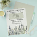 Elegant Tree Service Arborist Trimming Flyer | Zazzle