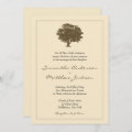 Elegant Tree Wedding Invitation | Zazzle