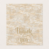 Elegant Trendy Cool Marble Thank You Card | Zazzle