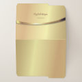Elegant Trendy Gold Background File Folder | Zazzle