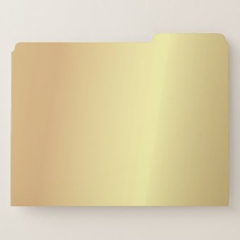Elegant Trendy Gold Background File Folder | Zazzle