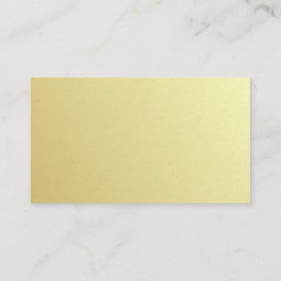 Elegant Trendy Modern Gold Look Minimalist Luxury Business Card | Zazzle