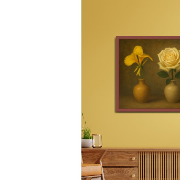 Elegant Trio – Botanical Still Life Framed Art | Zazzle