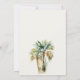 Elegant Tropical Watercolor Palm Trees Script Save The Date | Zazzle