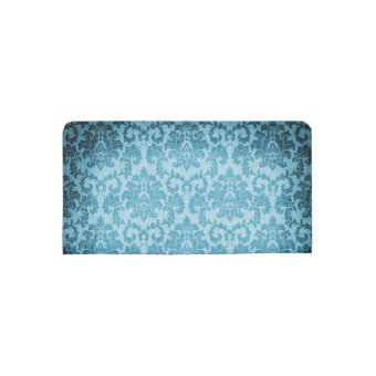 Elegant Turquoise Blue Damask Check Book Cover | Zazzle