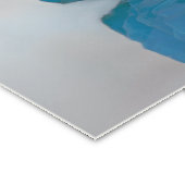 Elegant Turquoise Blue Rose Seating Chart Wedding Table Number | Zazzle