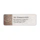 Elegant Tuscan Damask Swirls Vintage Label | Zazzle