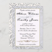 Elegant Typography Regency Era Wedding Invitation | Zazzle