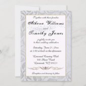 Elegant Typography Regency Era Wedding Invitation | Zazzle