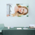 Elegant Vertical Graduate Photo Graduation Party Banner | Zazzle