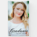 Elegant Vertical Graduate Photo Graduation Party Banner | Zazzle