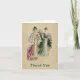 Elegant Victorian Ladies Thank You Note Card | Zazzle