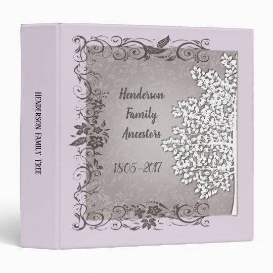 Elegant Vine Family Tree Photo Binder Album | Zazzle.com