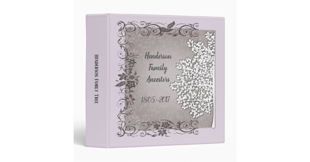 Elegant Vine Family Tree Photo Binder Album | Zazzle.com