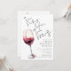 Elegant Vino Before Vows Hen Party Weekend Invitation | Zazzle