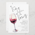 Elegant Vino Before Vows Hen Party Weekend Invitation | Zazzle