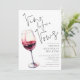 Elegant Vino Before Vows Hen Party Weekend Invitation | Zazzle