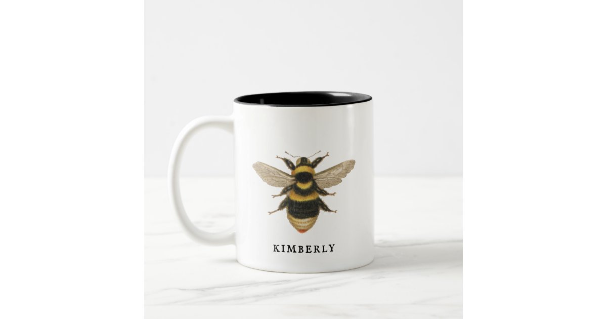 Elegant Vintage Bee Bumble Bee Coffee Mug | Zazzle