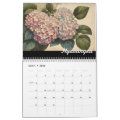 Elegant Vintage Floral Botanical Nature Calendar | Zazzle