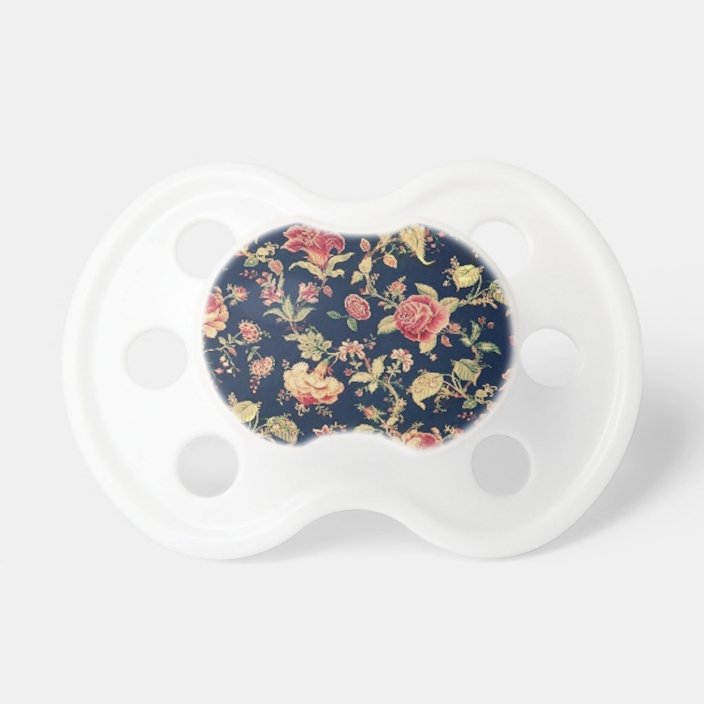 Elegant Vintage Floral Rose Pattern Pacifier | Zazzle.com