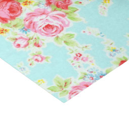 Elegant Vintage Floral Rose Tissue Paper | Zazzle