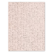 Elegant Vintage Handwritten Letter Script Pink Tissue Paper | Zazzle