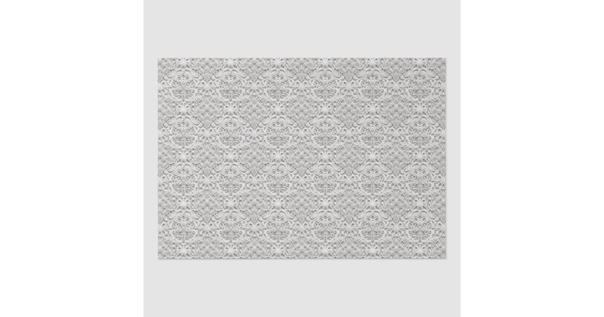 Elegant Vintage Lace Tissue Paper | Zazzle