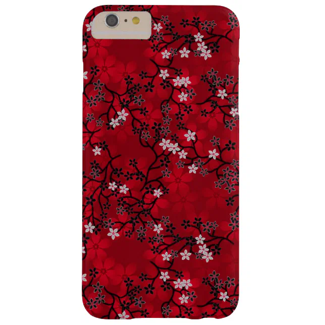 Elegant Vintage Oriental Red Floral Pattern Case-Mate iPhone Case | Zazzle