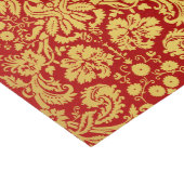 Elegant Vintage Red and Gold Royal Damask Pattern Tissue Paper | Zazzle