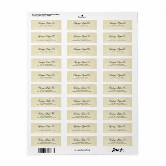 Elegant Vintage Victorian Business Return Address Label | Zazzle