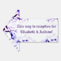 Elegant Violets Photo Yard Sign with H Frame | Zazzle