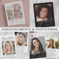 Elegant Virtual Online Graduation Party Enclosure Card | Zazzle