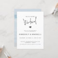 Elegant Virtual Photo Online Wedding Invitation | Zazzle