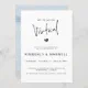 Elegant Virtual Photo Online Wedding Invitation | Zazzle