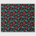 Elegant Watercolor Emerald Ruby Gems Pattern Wrapping Paper | Zazzle