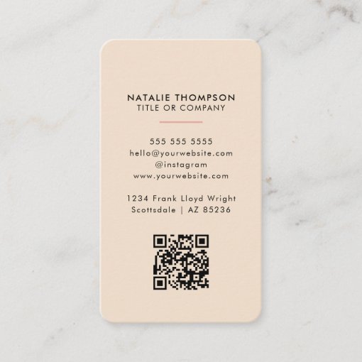 Elegant Watercolor Floral Feminine Small Business Business Card | Zazzle