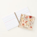 Elegant Watercolor Floral Feminine Small Business Notebook | Zazzle