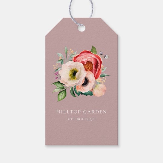 Elegant Watercolor Floral Price Tags | Zazzle.com