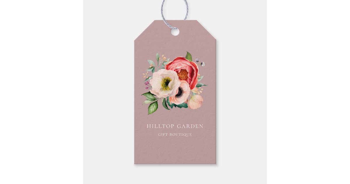 Elegant Watercolor Floral Price Tags | Zazzle