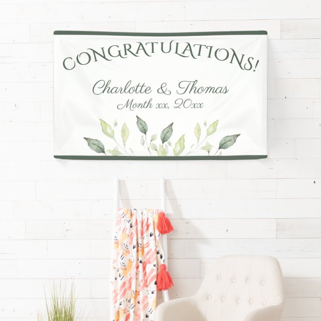 wedding congratulations banner