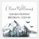 Elegant Watercolor Mountains Return Address Label | Zazzle