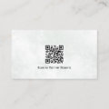 Elegant Watercolor Pine Branches QR Code Business Card | Zazzle