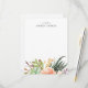 Elegant Watercolor Succulent Personalized Notecard | Zazzle