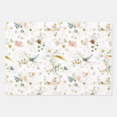 Elegant Watercolor Wildflower Garden Wrapping Paper Sheets | Zazzle