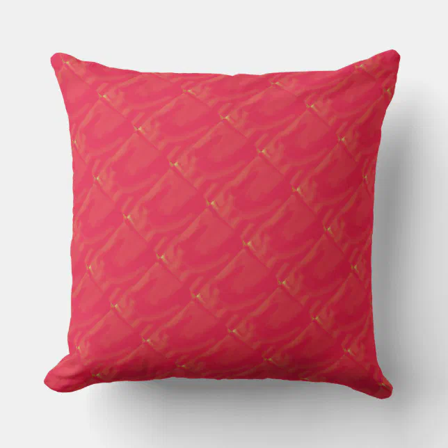 Elegant Watermelon Color Throw Pillow | Zazzle