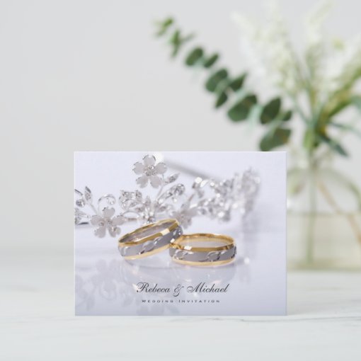 Elegant Wedding Band Invitations | Zazzle