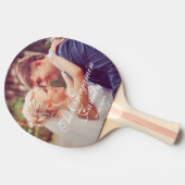 Elegant Wedding Couple Table Tennis Custom Ping Pong Paddle | Zazzle