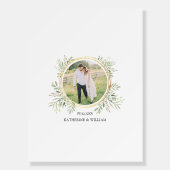 Elegant Wedding Guest Message Foam Board | Zazzle