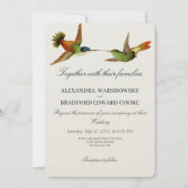 Elegant Wedding Hummingbird wedding invitation | Zazzle
